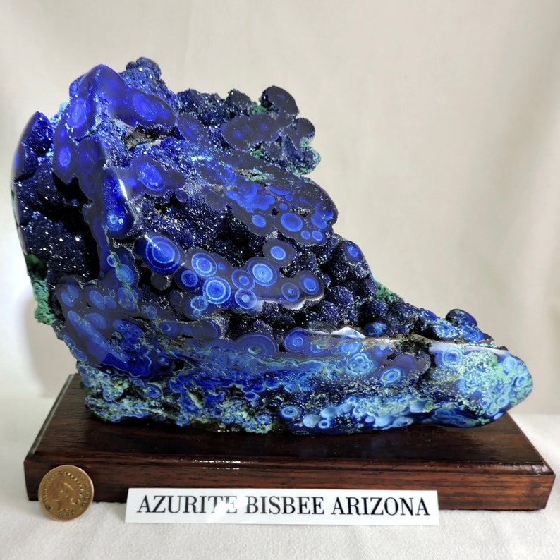 Azurite and Malachite Sculpt, Eye Azurite Sculpt, Azurite Decorator ...