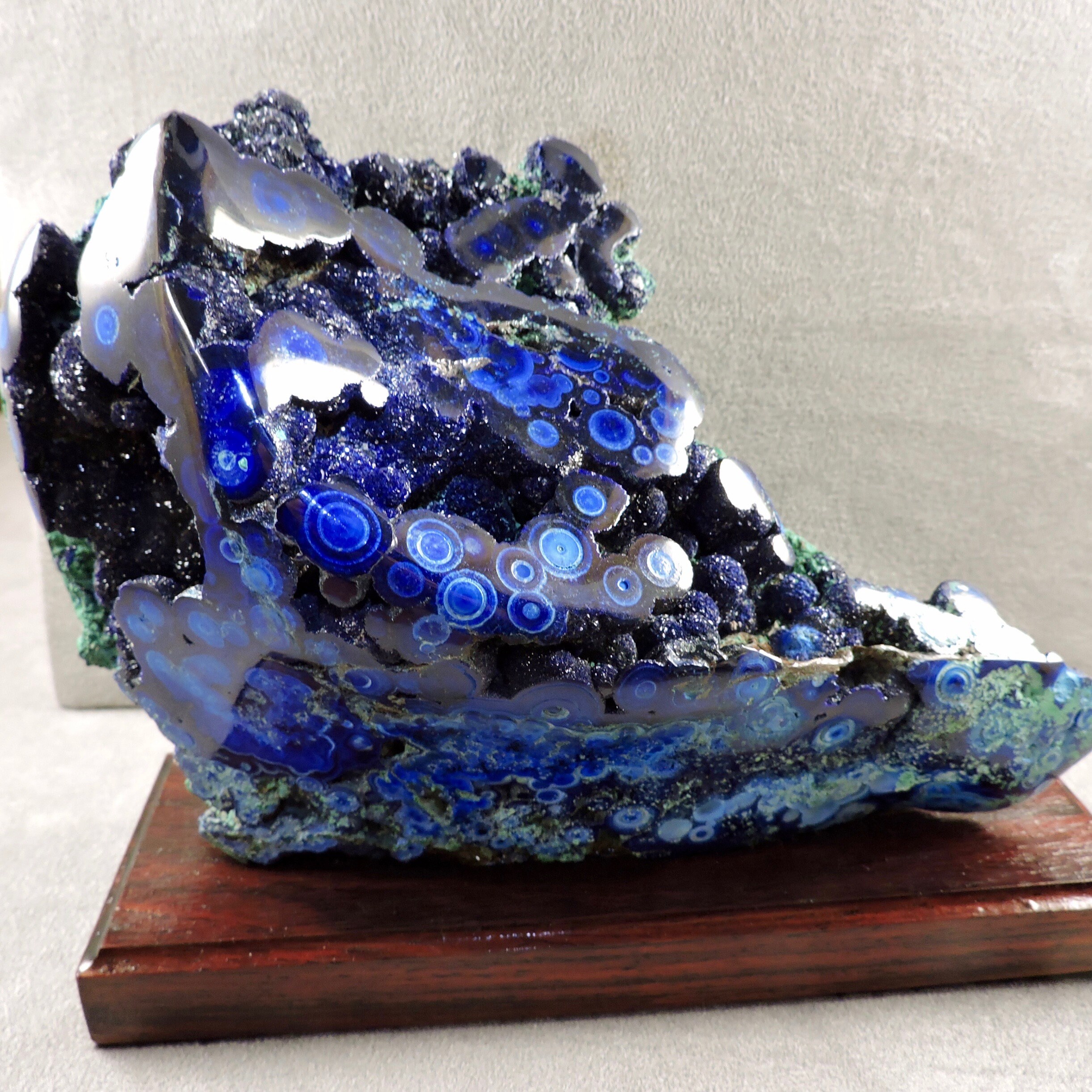 Azurite and Malachite Sculpt, Eye Azurite Sculpt, Azurite Decorator ...