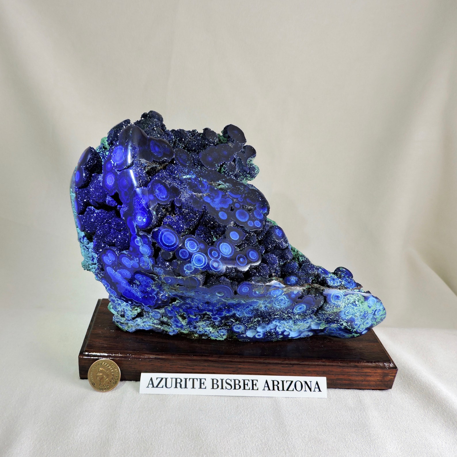 Azurite and Malachite Sculpt, Eye Azurite Sculpt, Azurite Decorator ...