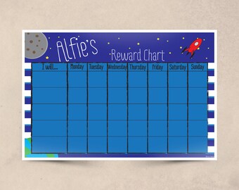 Magnetic chore chart | Etsy