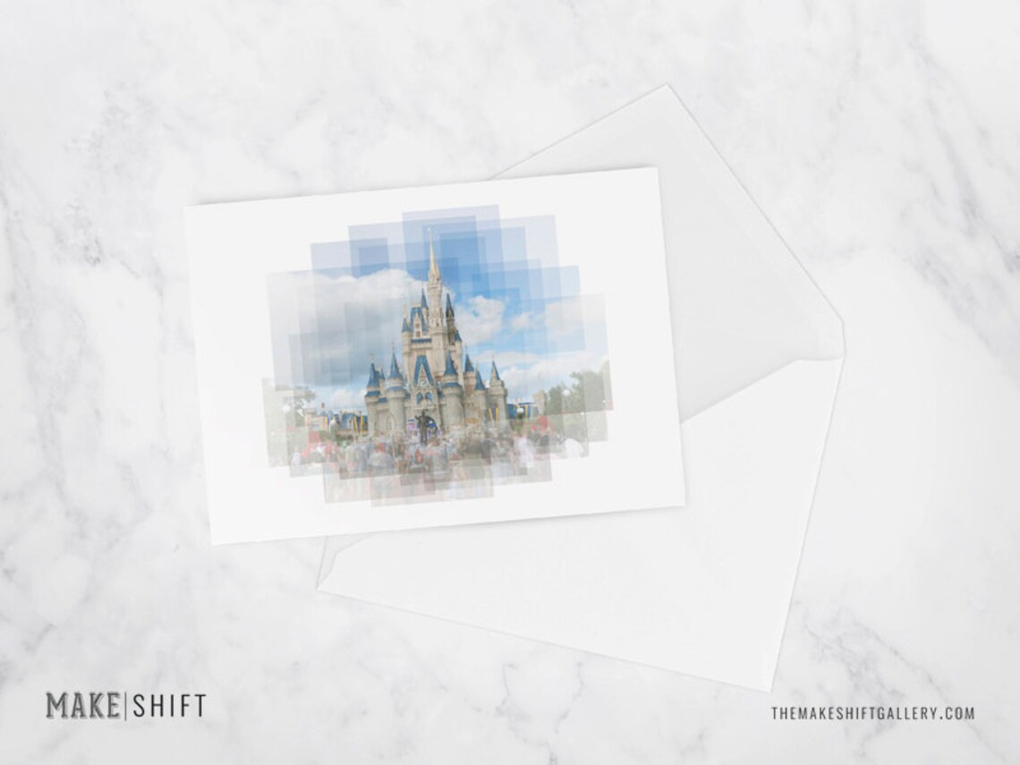 Magic Kingdom | Disney World Notecard • Disney Greeting Card, Disney ...
