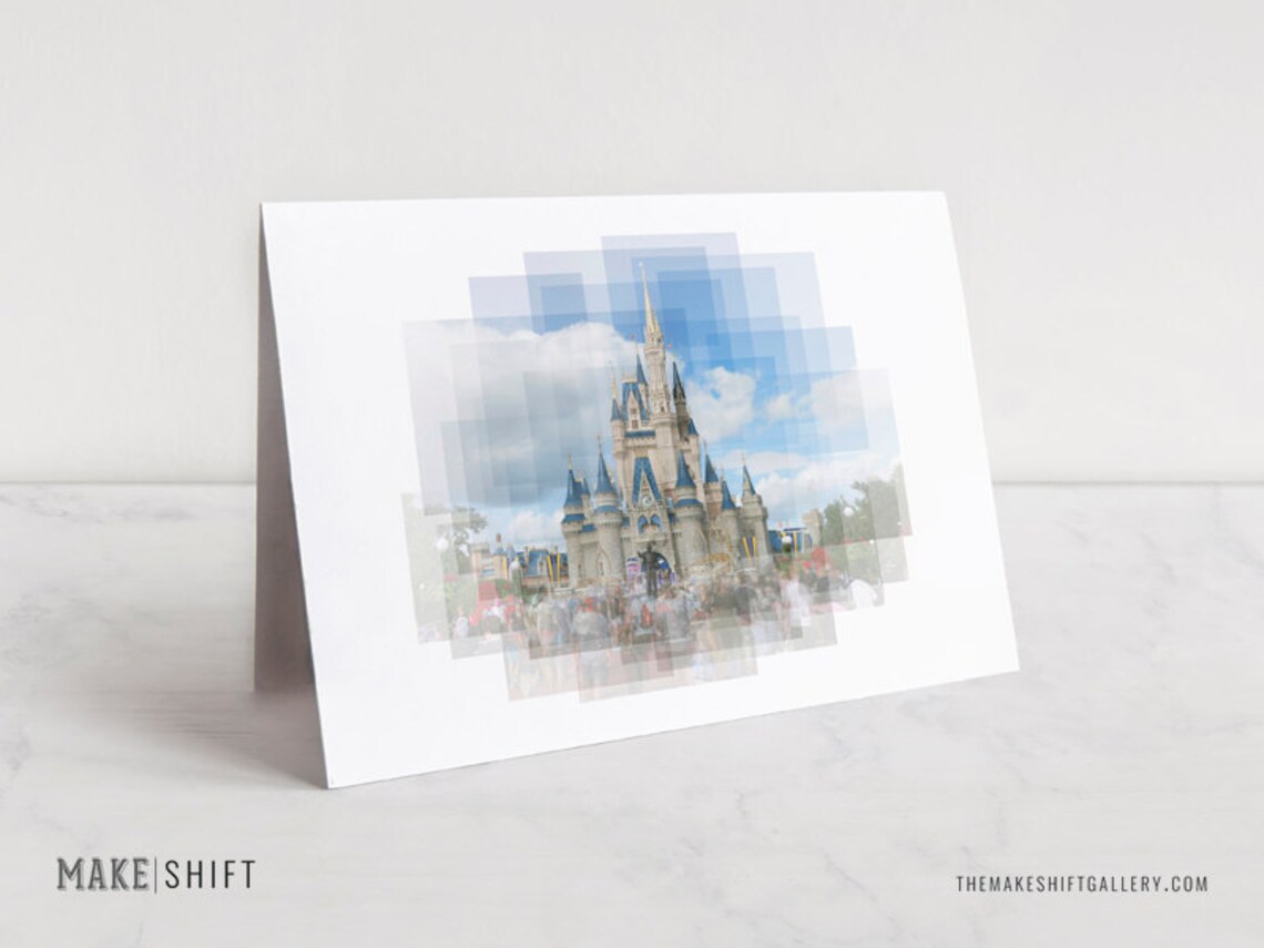 Magic Kingdom | Disney World Notecard • Disney Greeting Card, Disney ...