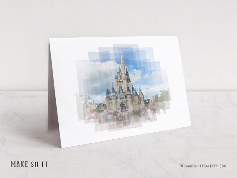 Magic Kingdom | Disney World Notecard • Disney Greeting Card, Disney ...