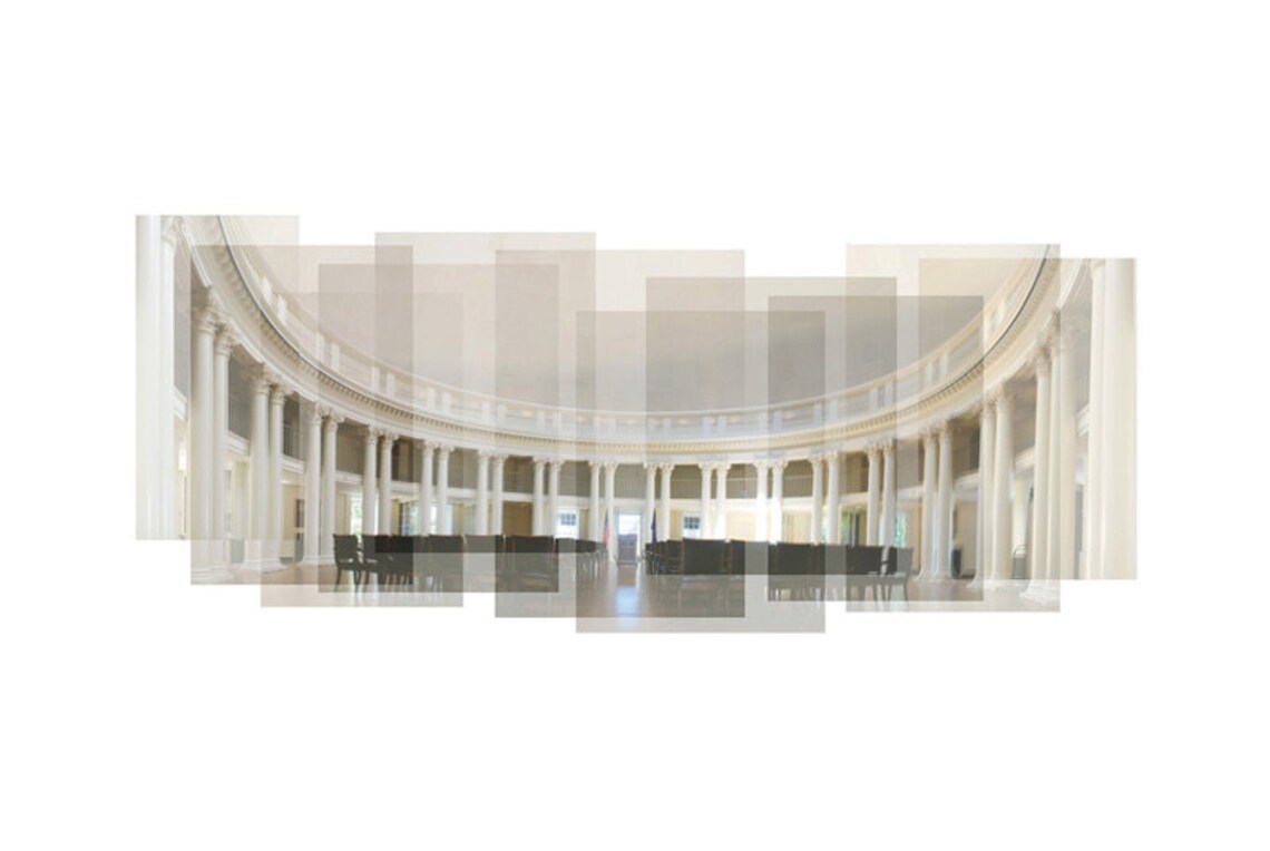 University of Virginia Rotunda Photograph, Panorama, Campus Photograph ...