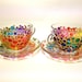 Rainbow Tea Cups & Saucers Set of 4 Painted Glass Cups With 4 - Etsy