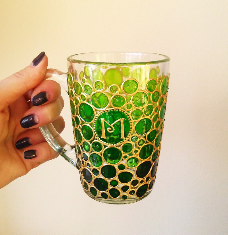 Personalized Glass Coffee Mug Gift, Funny Name Mug With the Bubbles ...