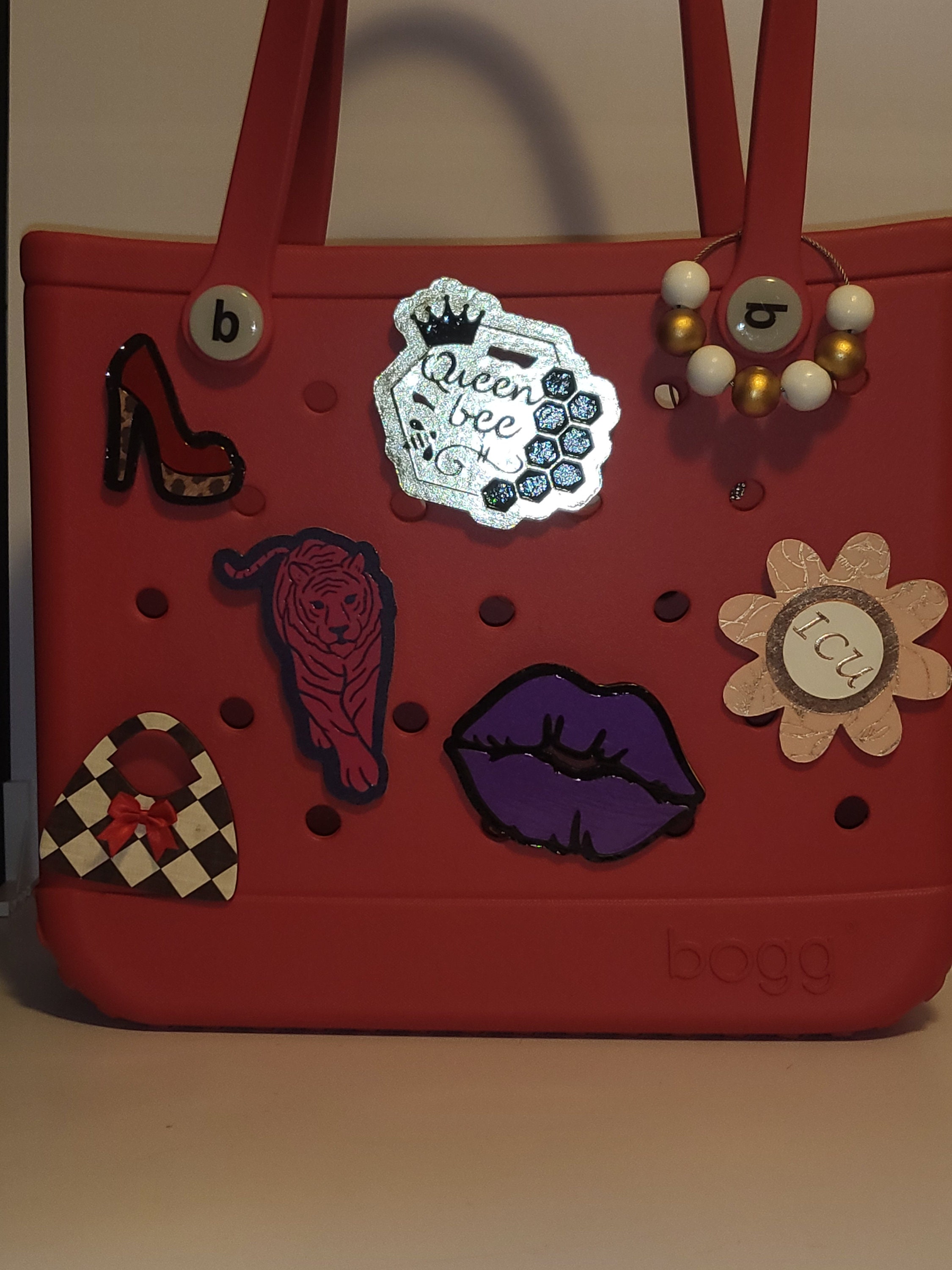 Queen Bee Bling Metallic Bogg Bag Charm - Etsy