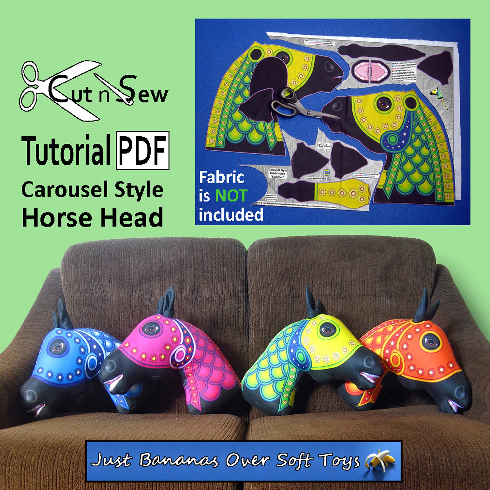 Horse Sewing Pattern PDF Bundle Includes Wish for a Pony Pattern and ...