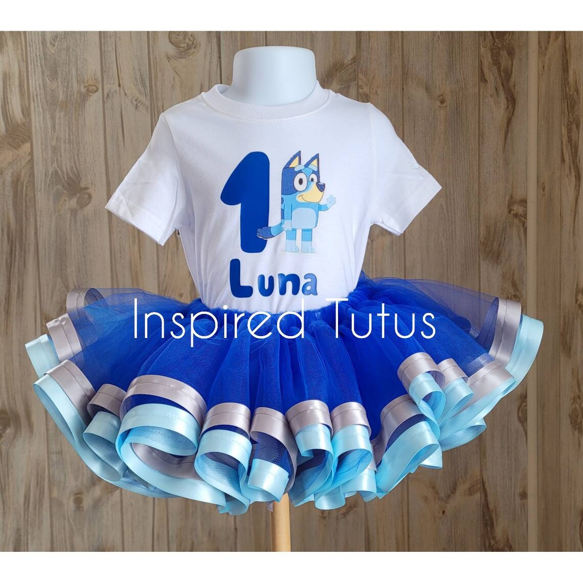 Bluey Inspired Birthday Outfit Bluey Shirt Customized Bluey - Etsy