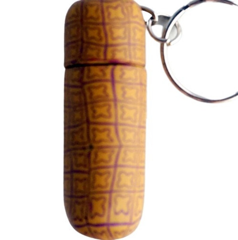 Pillbox Keychain - Etsy