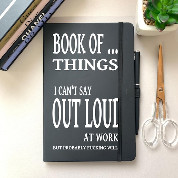 Funny Quote Notebook - Etsy UK