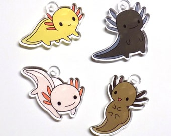 1 Inch Clear Acrylic Fox Keychain / Cell Phone Charm - Etsy
