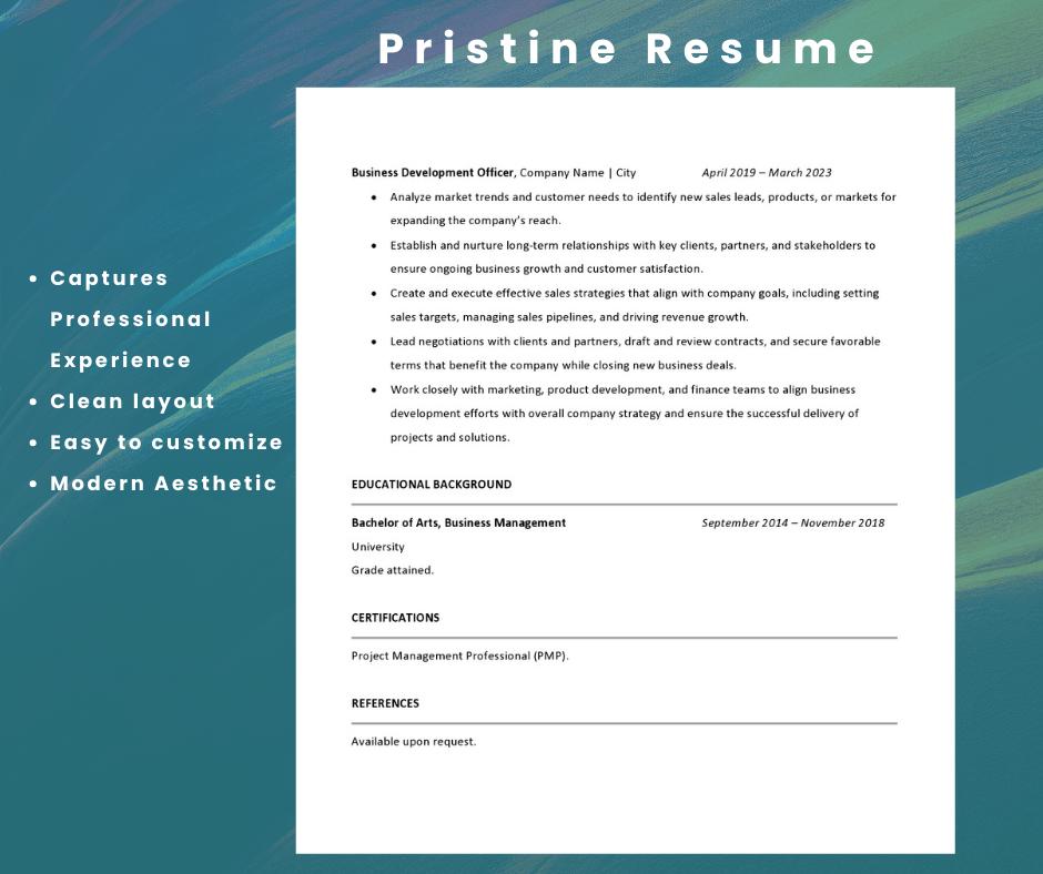 ATS Friendly Resume, Compliant Resume, Resume, ATS, Career Change ...