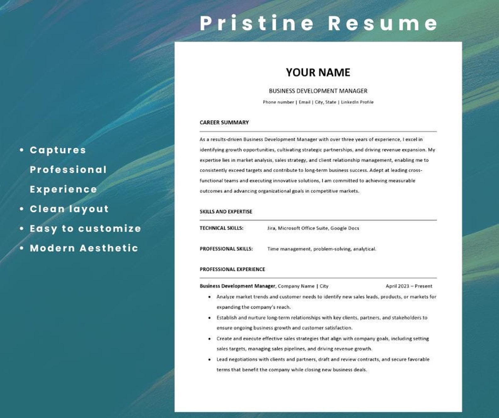 ATS Friendly Resume, Compliant Resume, Resume, ATS, Career Change ...