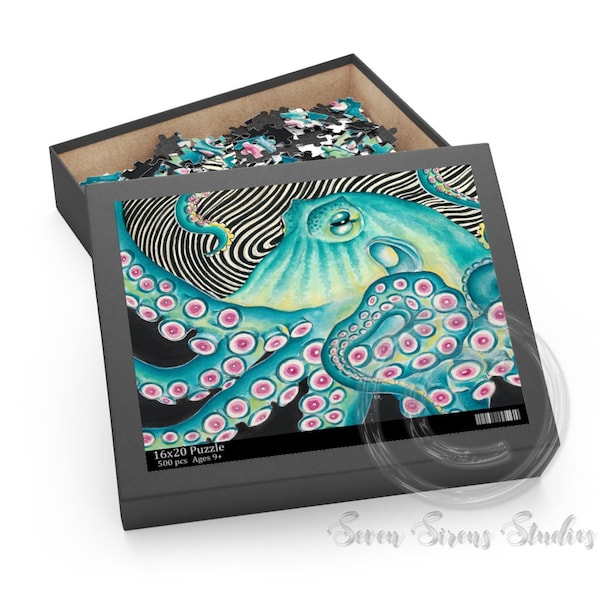 Kraken Puzzle - Etsy