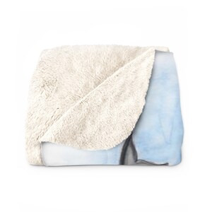 Orca Whale Family Watercolor Sherpa Fleece Blanket - Etsy