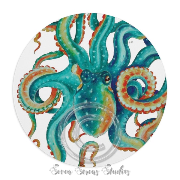 Teal Octopus - Etsy