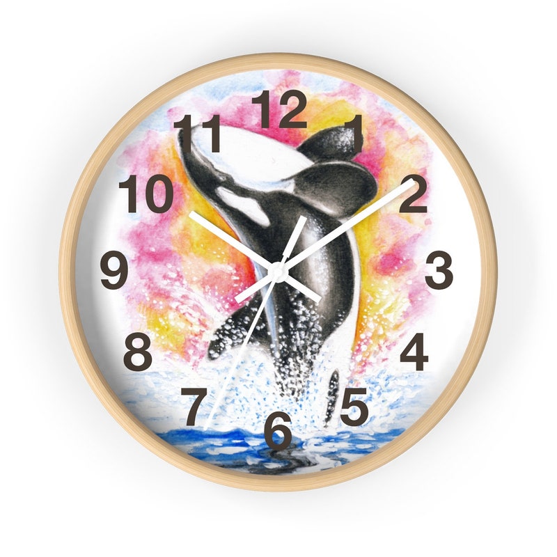 Whale Wall Clock - Etsy