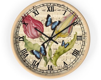 Butterfly Clock - Etsy