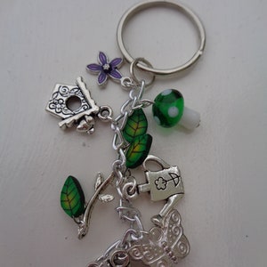 Gardeners Key Ring, Bag Charm, Split Ring, Gardening Gift - Etsy UK