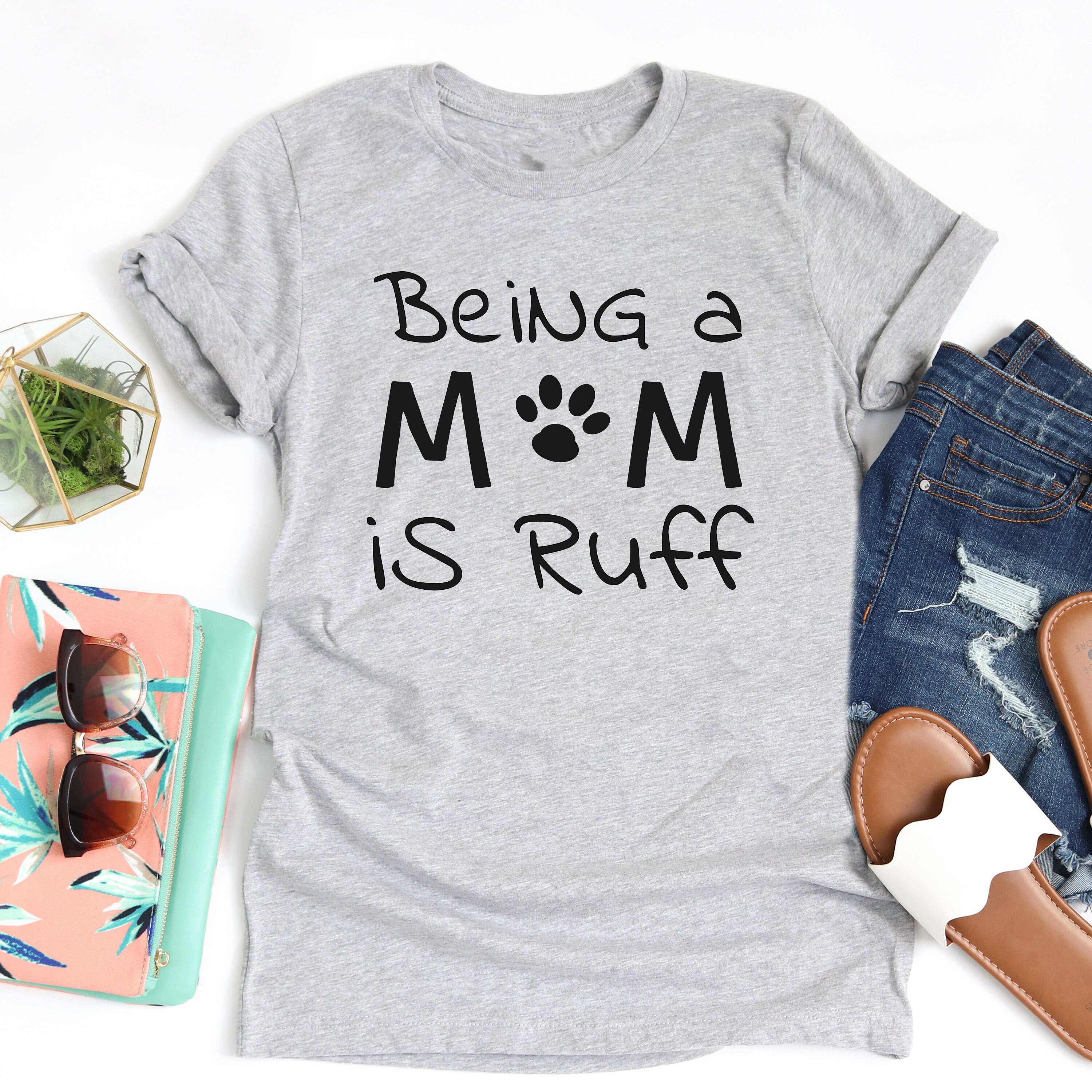 Womens Funny Dog Mom T Shirt Funny Girls Dog Lover Tshirt | Etsy