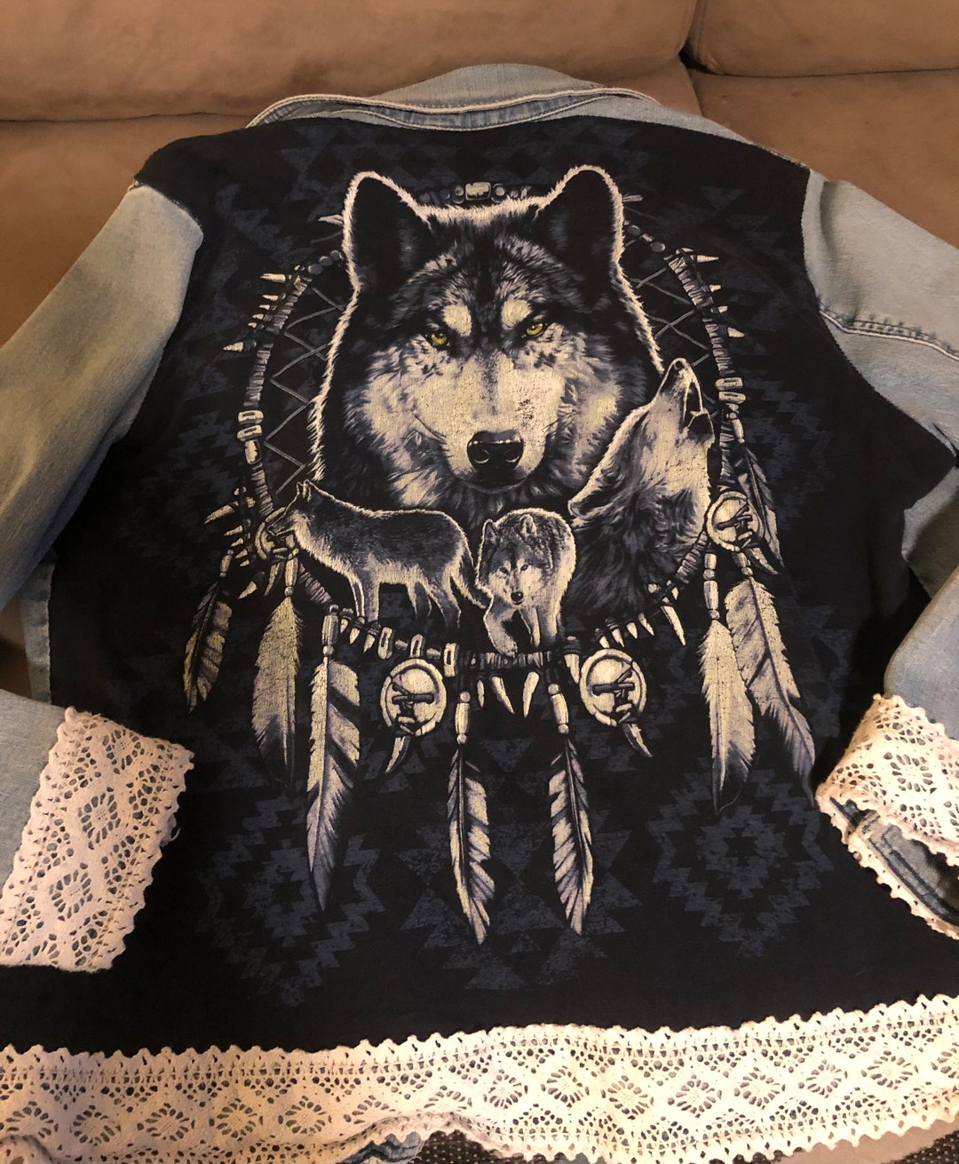 Twiggy Wolf and Bear Paw Jacket - Etsy