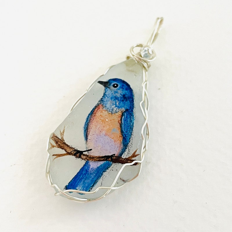 Bluebird Necklace - Etsy