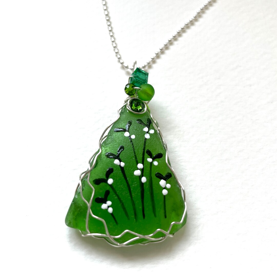 Mistletoe Christmas Winter Holiday Jewellery Dangle Earrings Necklace ...