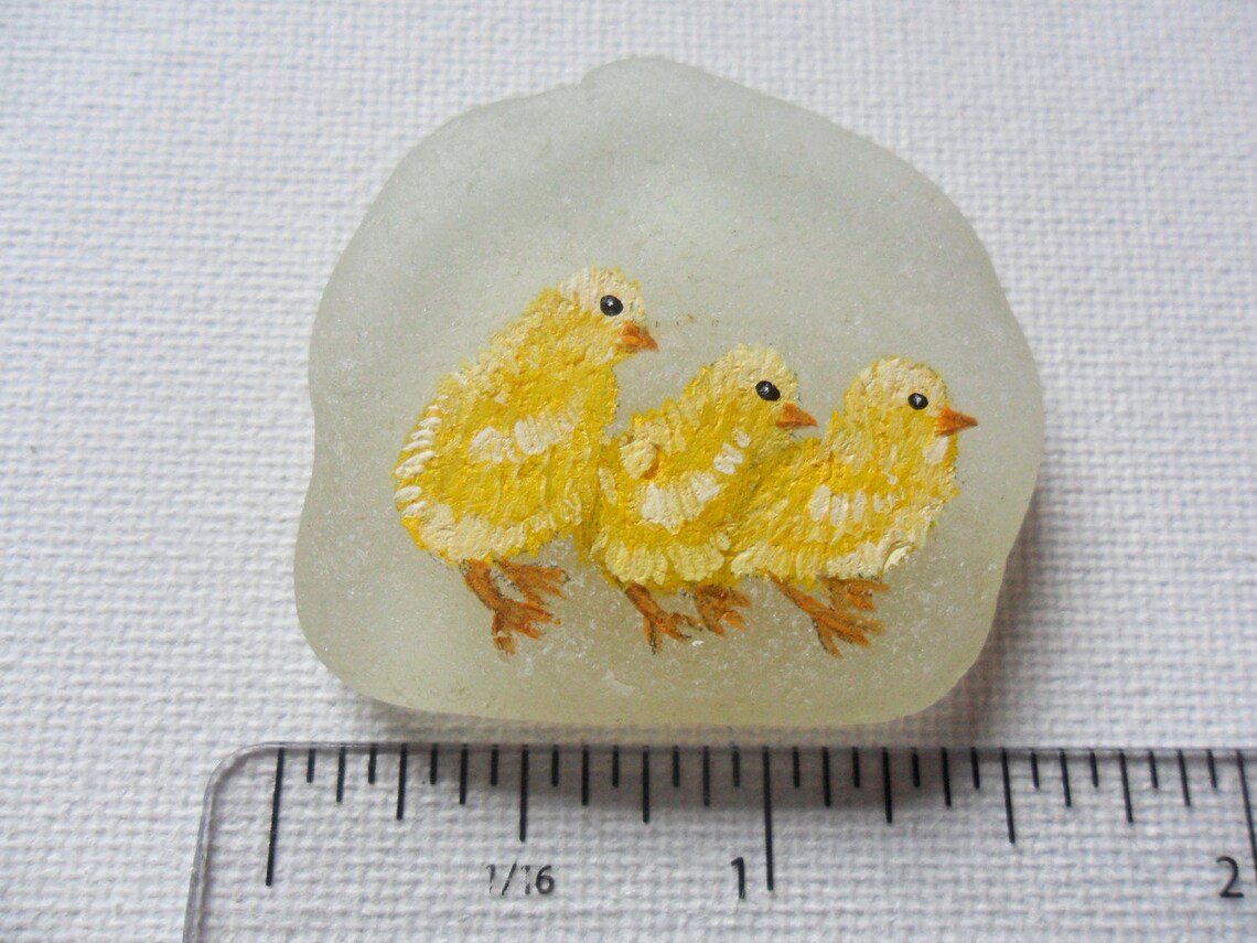 Hand Painted Little Yellow Chicks Art Original Acrylic - Etsy
