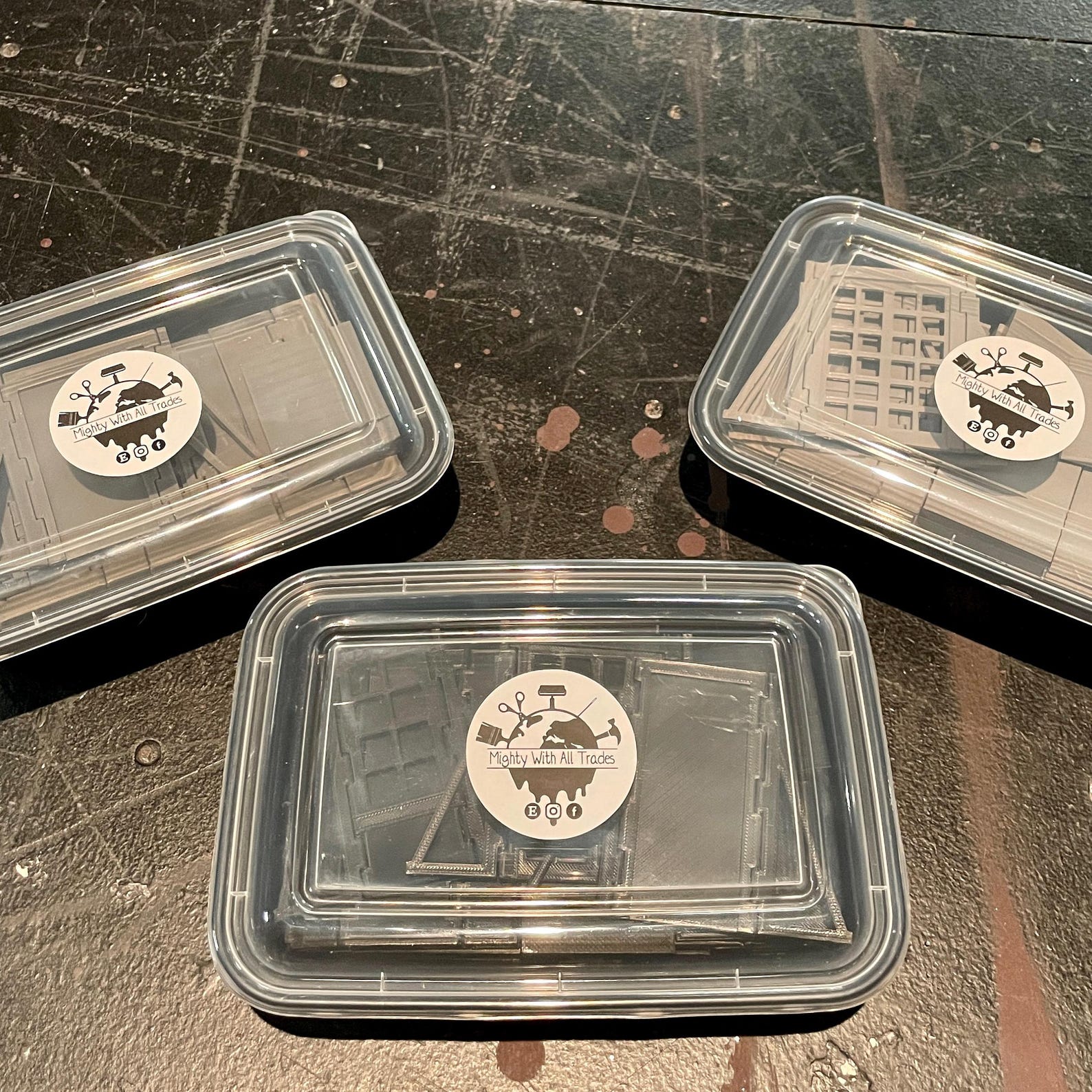 UIL One Act Play 1/2" Scale Model Set, 32 Piece Full Set, Unit Set ...