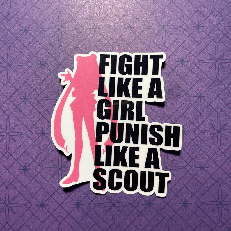Single Scout, Punish Like A Scout Sticker (body Version), Feminist ...