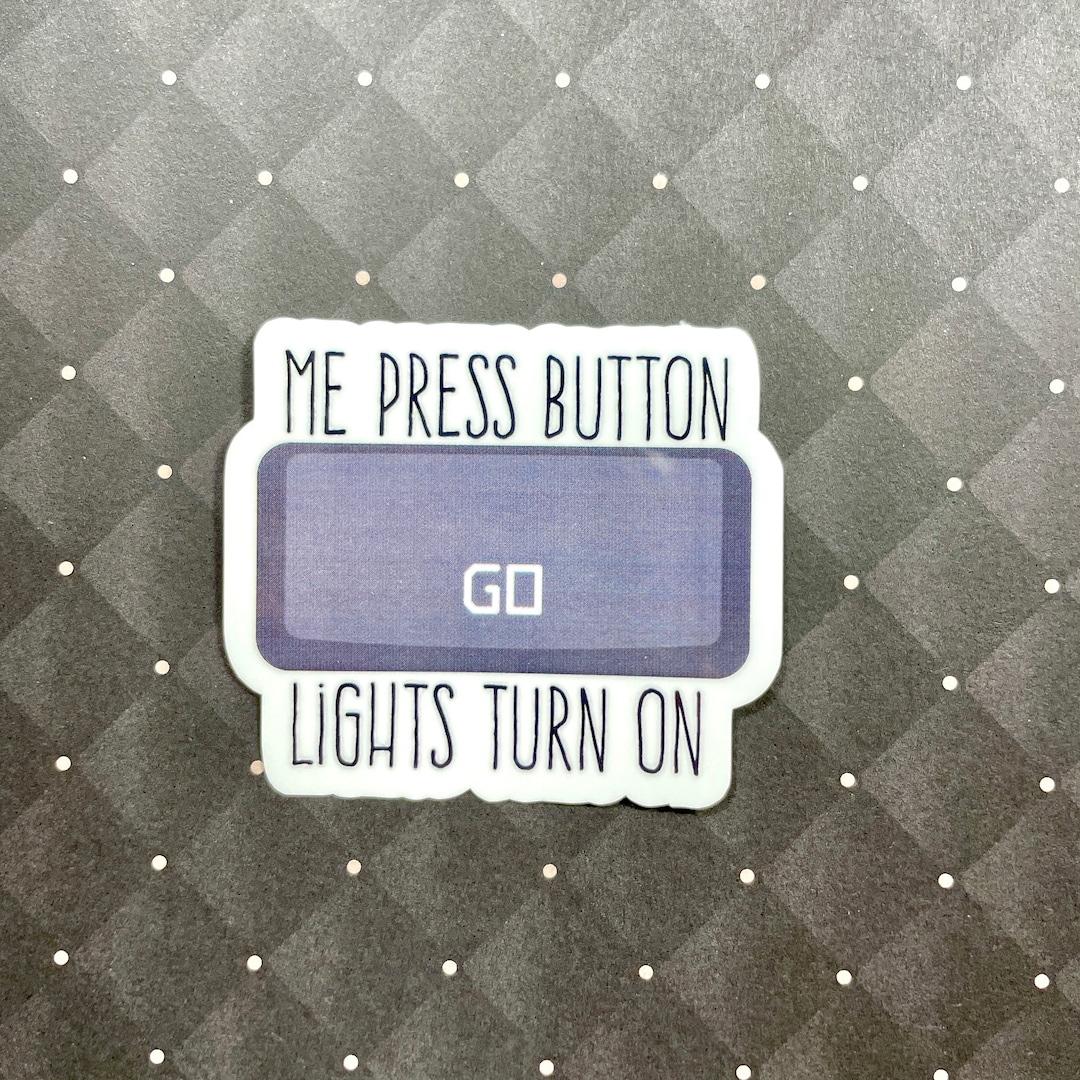 Go Button Sticker, Theatre Stickers, Water Bottle Stickers, Technician ...
