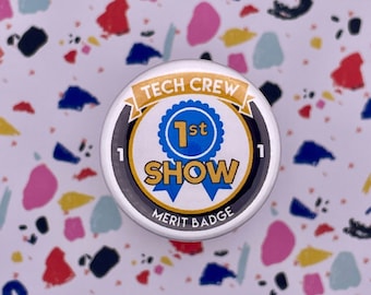 Stage Crew Pins Theatre Tech Pins 1.25 or 1.75 Inch Pinback - Etsy
