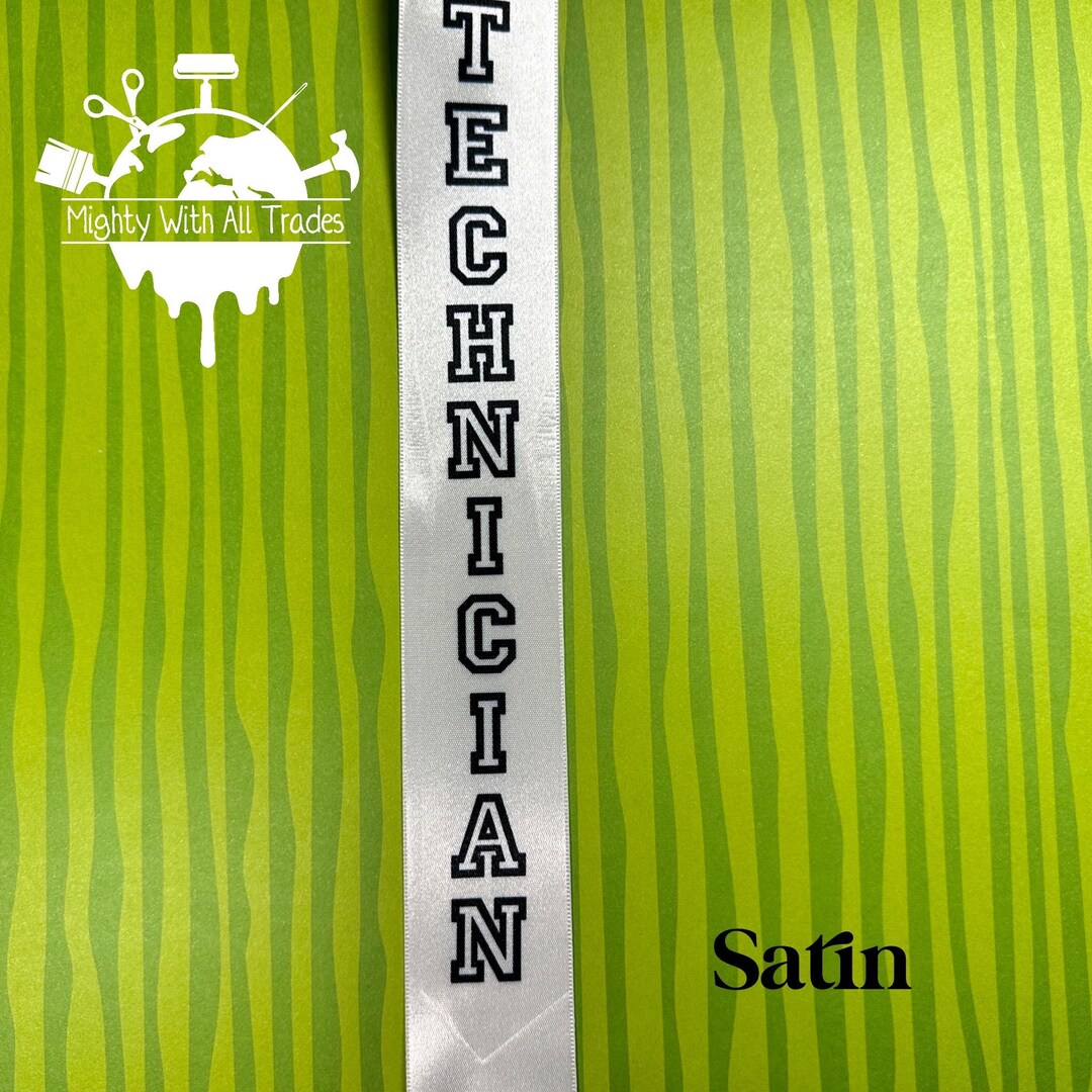 Technician Homecoming Ribbon, 1-1/2" Width, Senior Graduation, Football ...