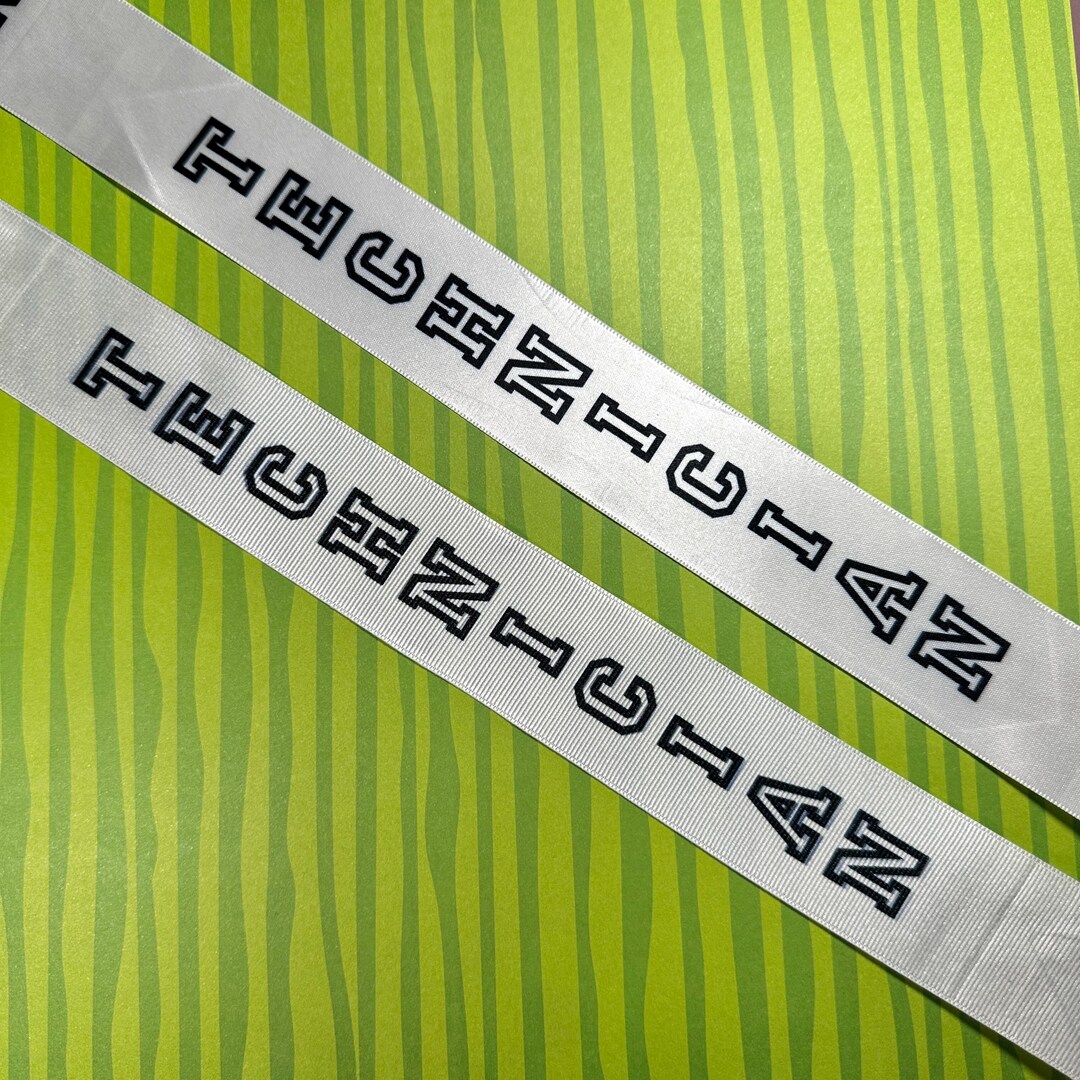 Technician Homecoming Ribbon, 1-1/2" Width, Senior Graduation, Football ...