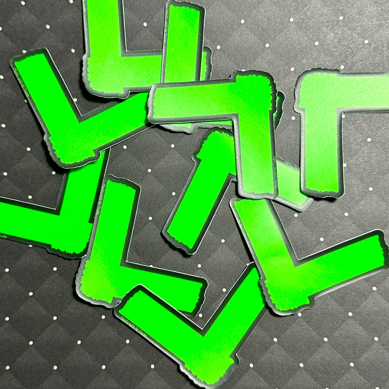 Neon Spike Tape Sticker, Theatre Stickers, Water Bottle Stickers ...
