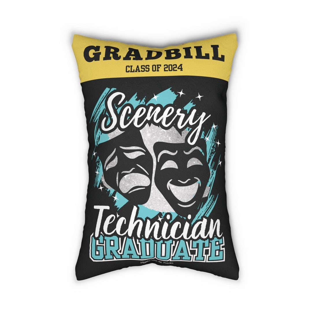2024 Technician Theatre Graduation Pillow Scenery, Theatre Senior Gifts ...