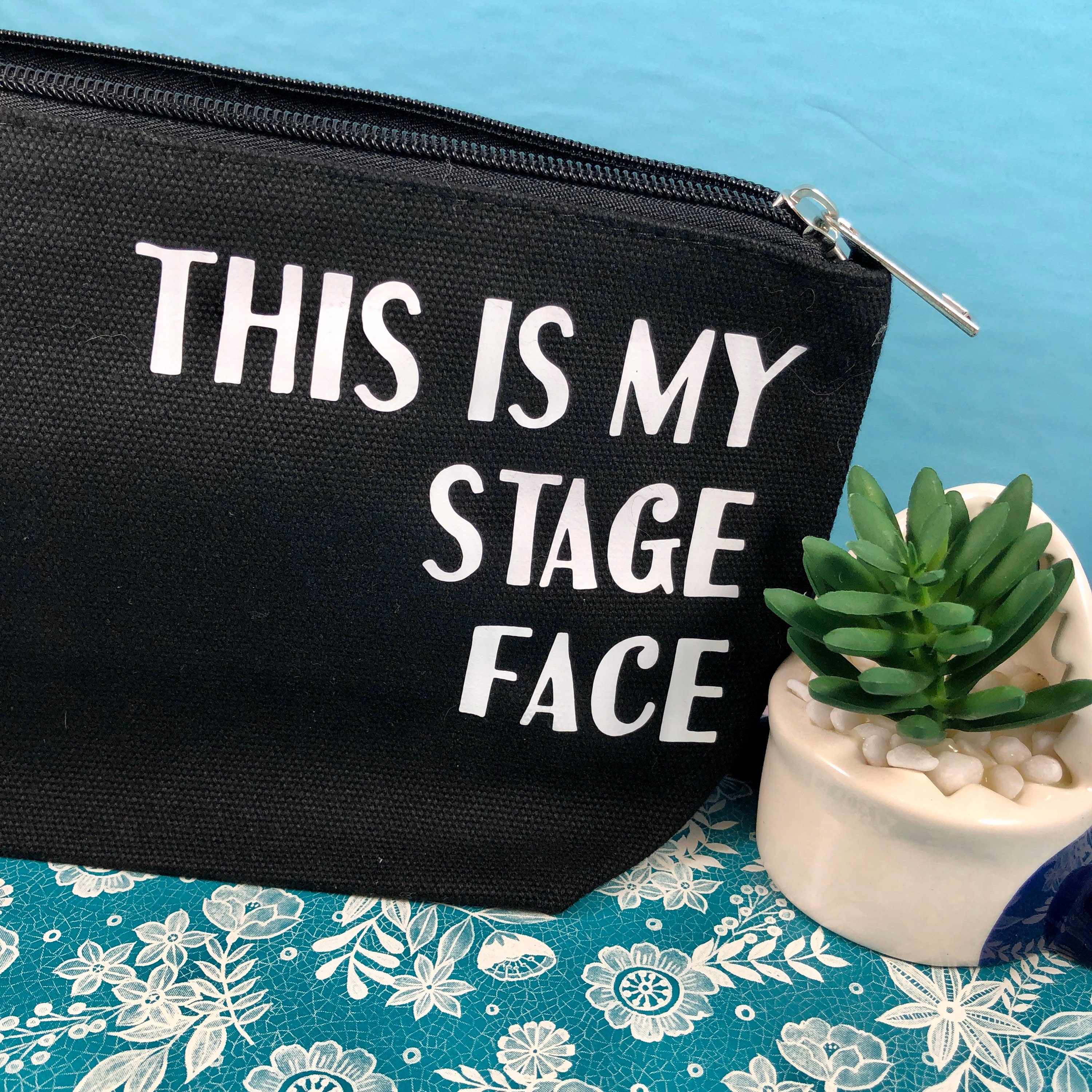 Large Makeup Pouch | Stage Face Makeup Bag | Theatre Gifts for Actors ...