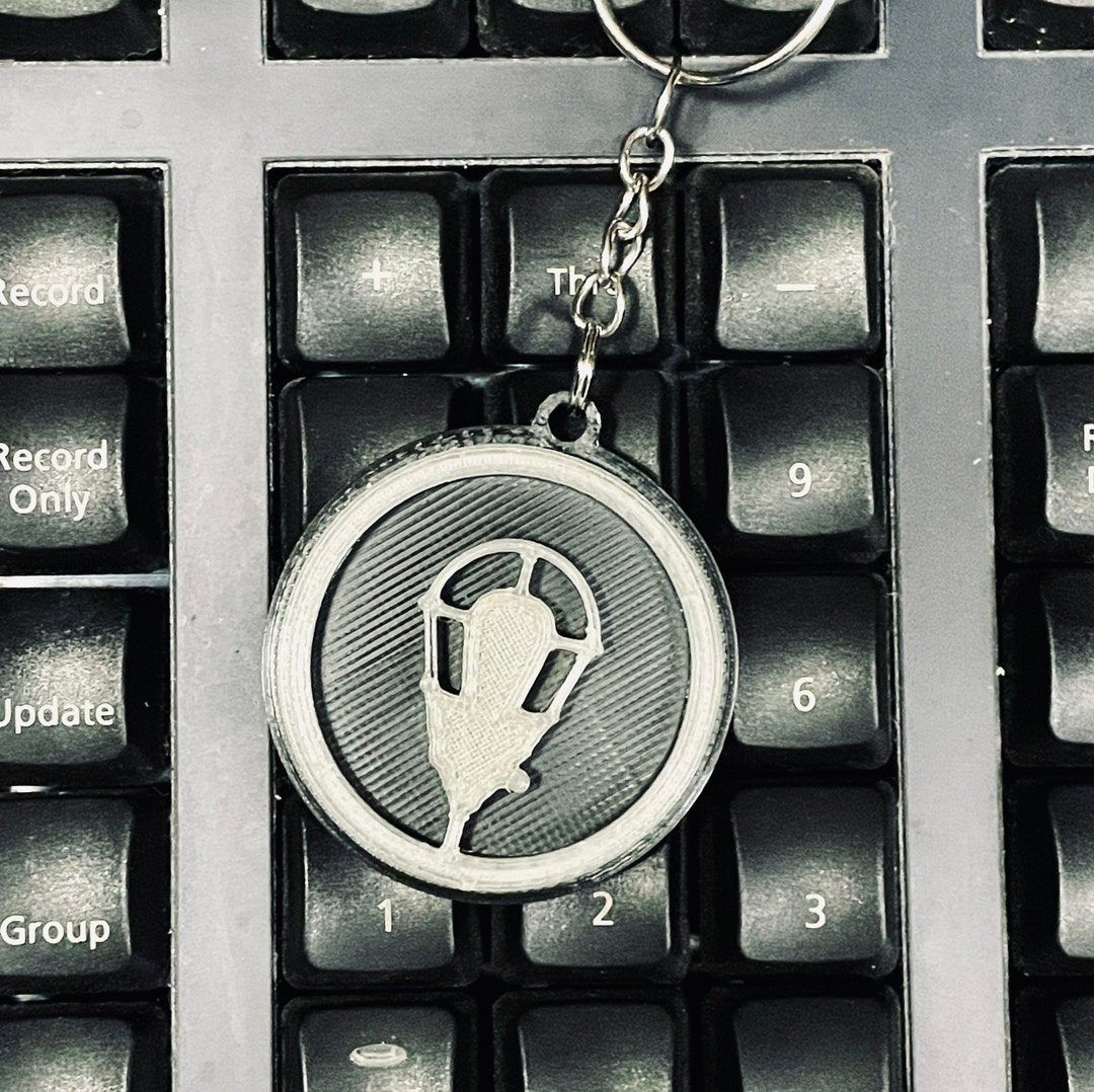 Glowing Ghost Light Keychain, 1-5/8”, 3d Printed, PLA, Theatre Gift ...