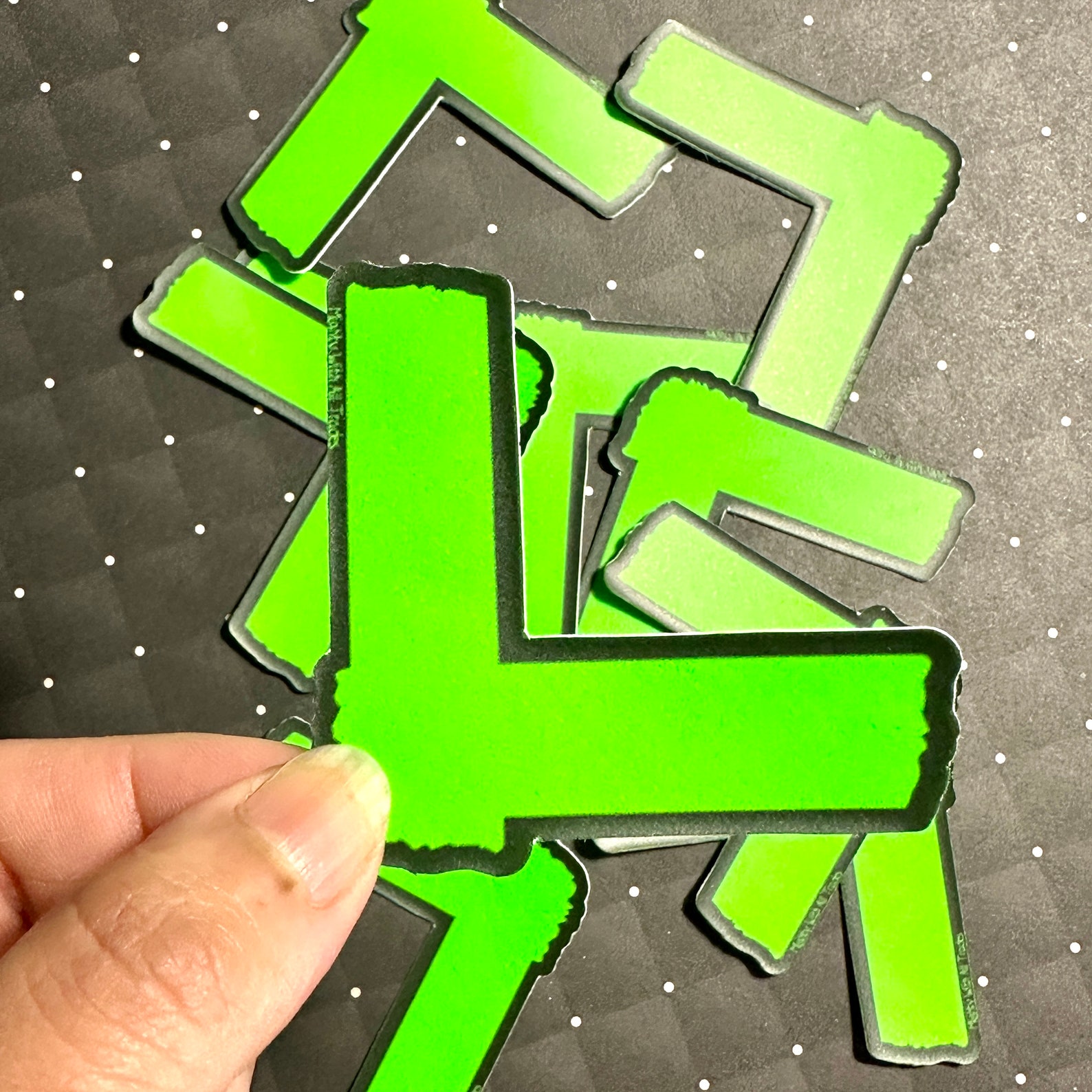 Neon Spike Tape Sticker, Theatre Stickers, Water Bottle Stickers ...