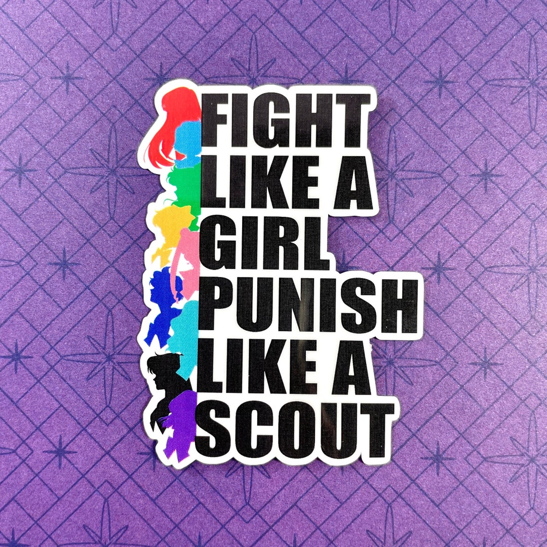Punish Like A Scout Sticker, Feminist Stickers, Water Bottle Stickers ...