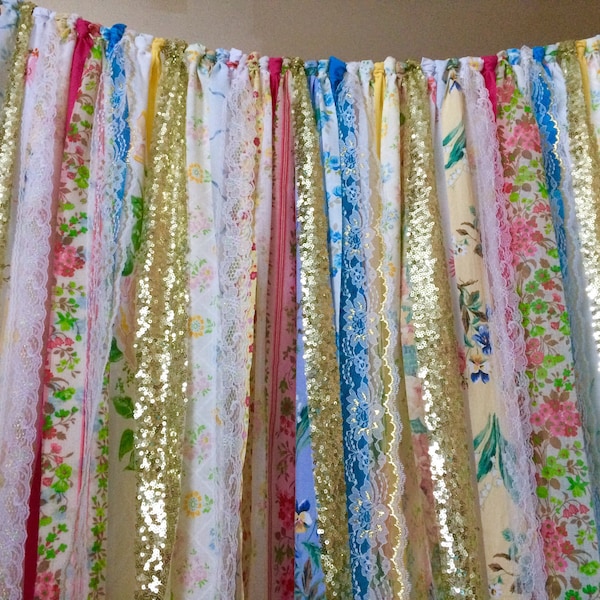 Gypsy Rag Curtains - Etsy