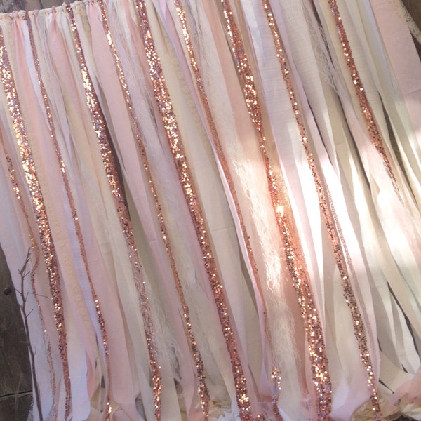 Rose Gold Backdrop - Etsy