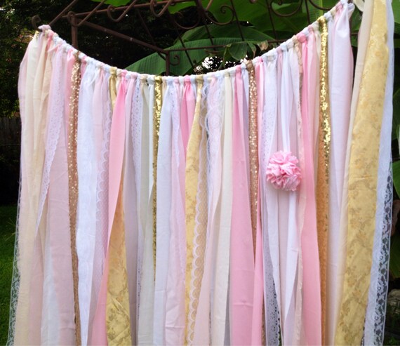 Pink Backdrop Garland Gold Rose Gold-silver-champagne | Etsy