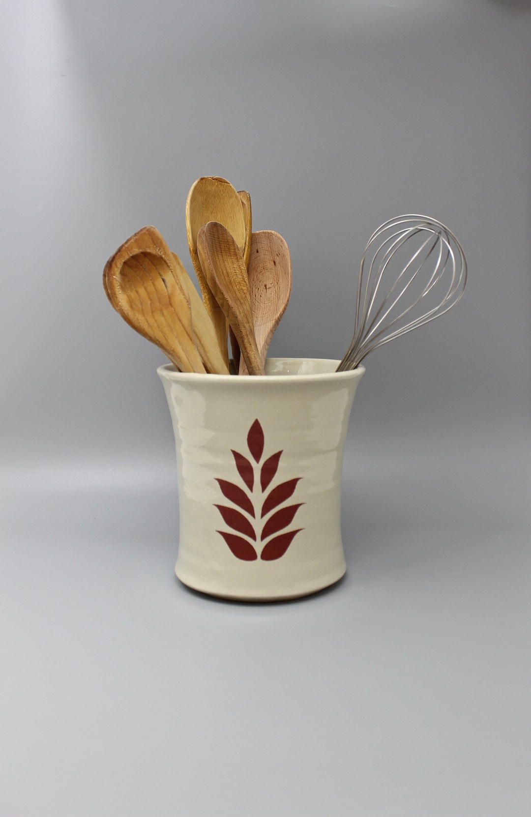 Utensils Holder,kitchen Storage,decorative Ceramic Crock,ceramic ...