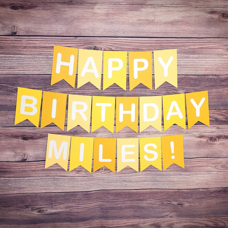 Yellow Birthday - Etsy