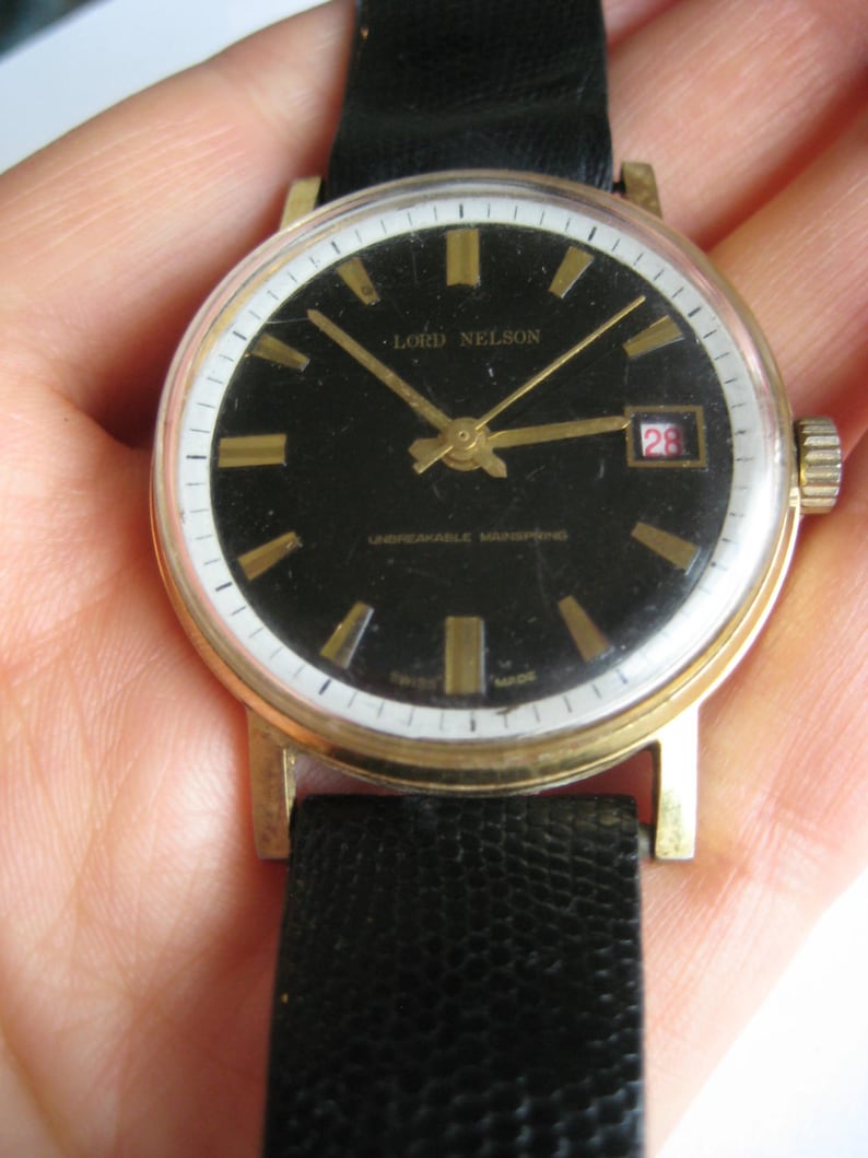 Lord Nelson Swiss dust-sealed men's watch | Etsy