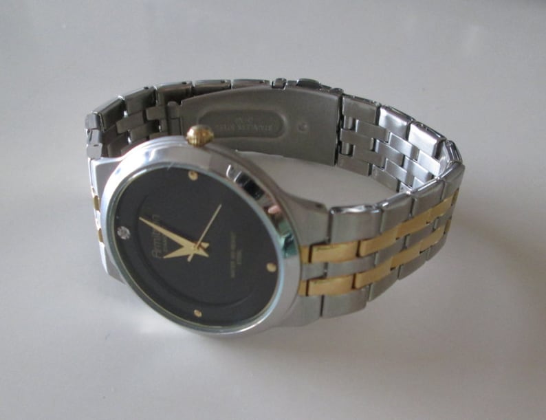 ARMITRON Diamond Japan Movt. Men's Quartz Two Tone Watch, Great ...