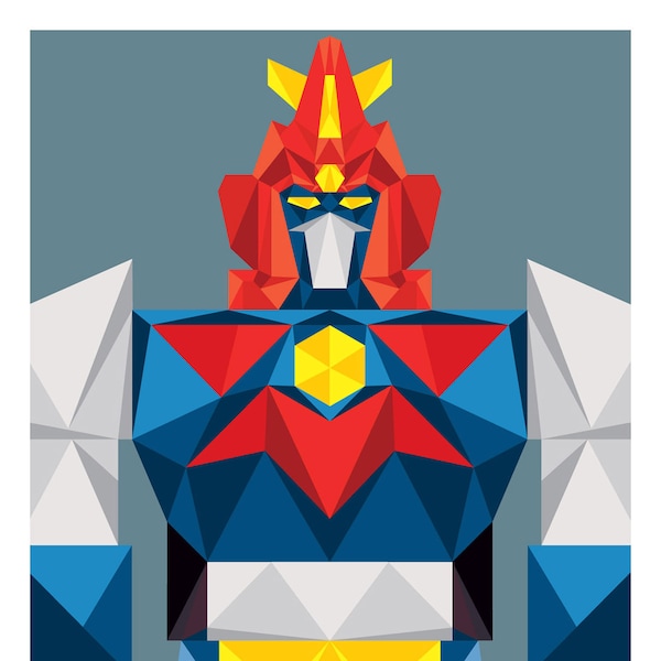 Voltes V 3d Print - Etsy