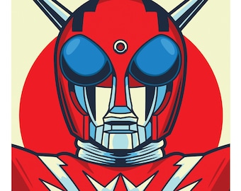 Super Inframan Art - Etsy